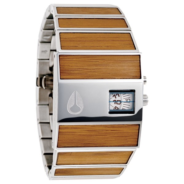 Nixon Mens Watch Rotolog Bamboo Surf Skate Snow Surfing